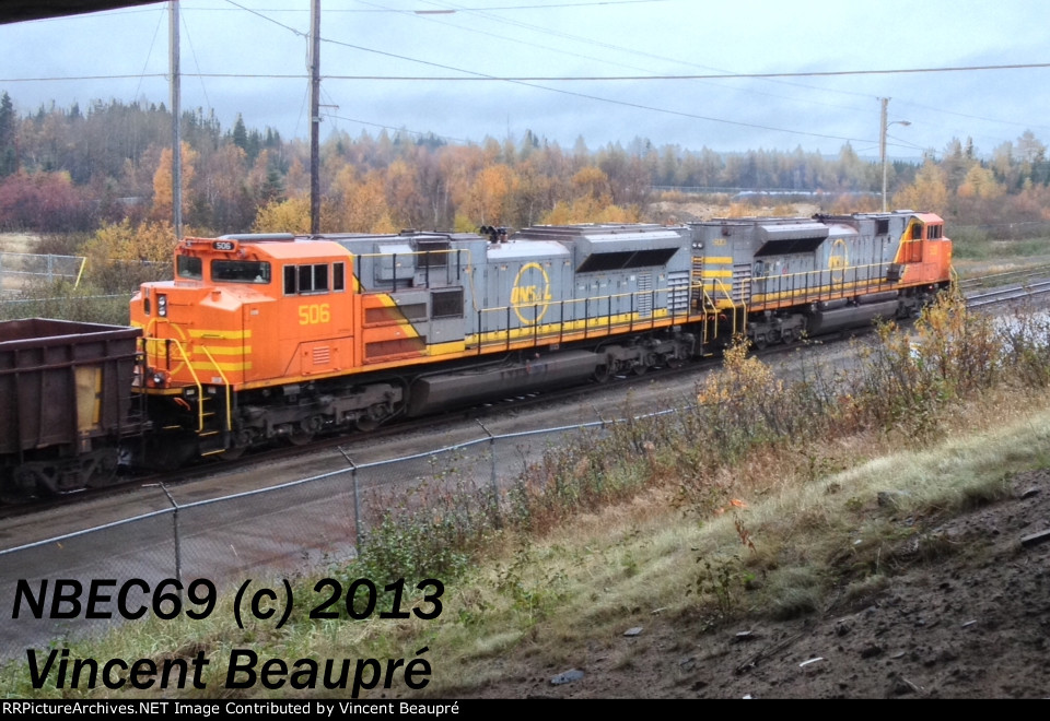 QNS&L 506 on the 503 Northbound Iron Ore